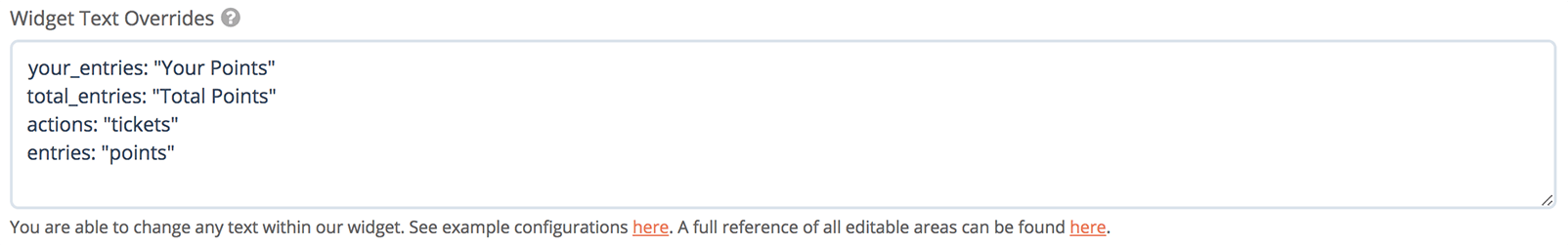 Reward Widget Setup - Gleam