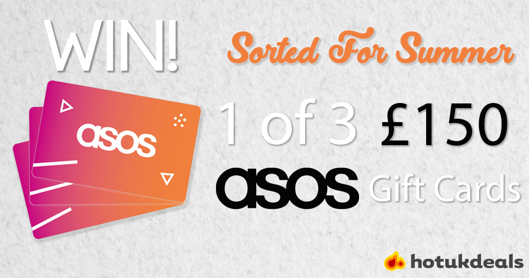 E: 09/05 Win 1 of 3 £150 ASOS Gift Cards (Gleam) — MoneySavingExpert Forum