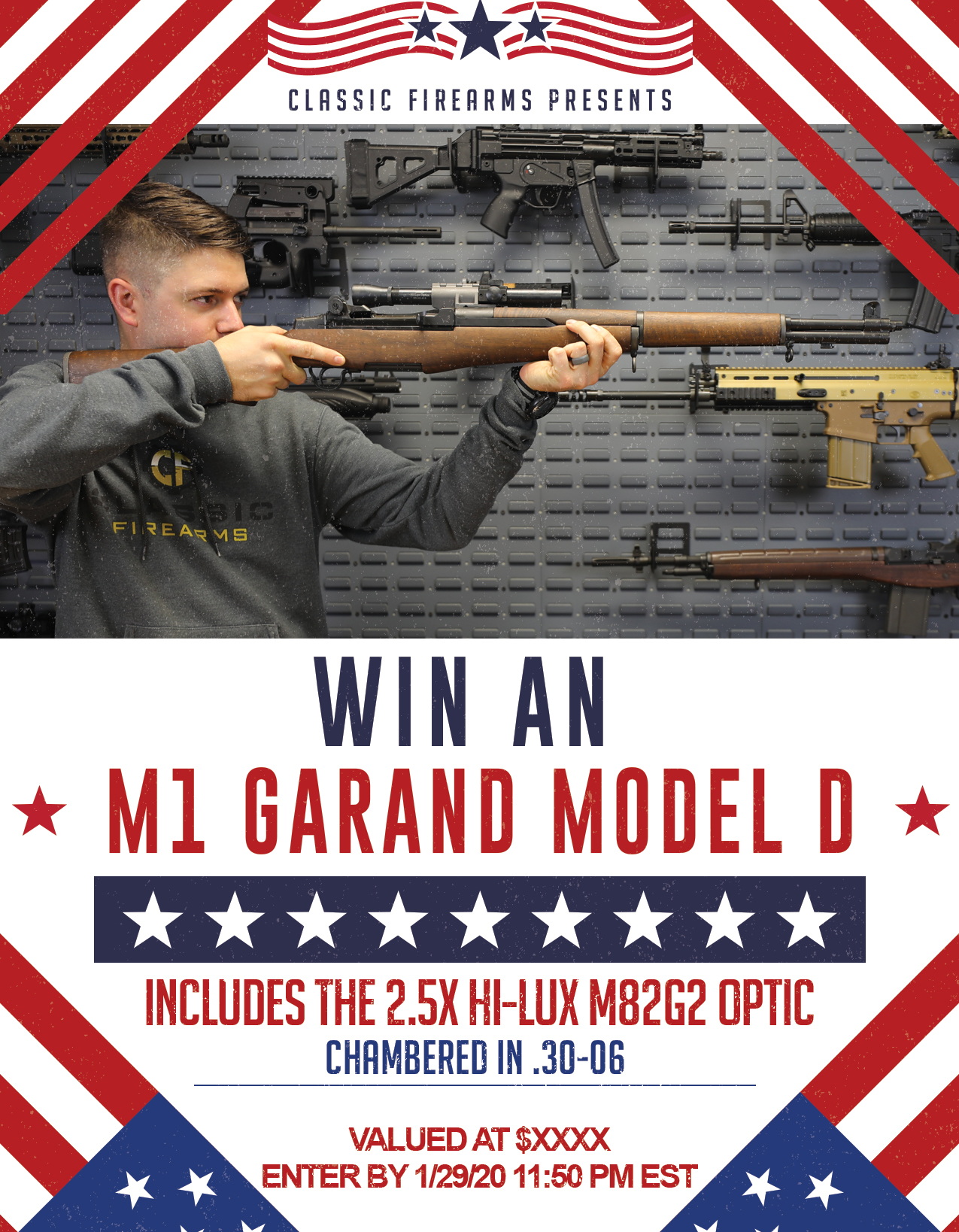 Contest - Win An M1 Garand Model D Rifle