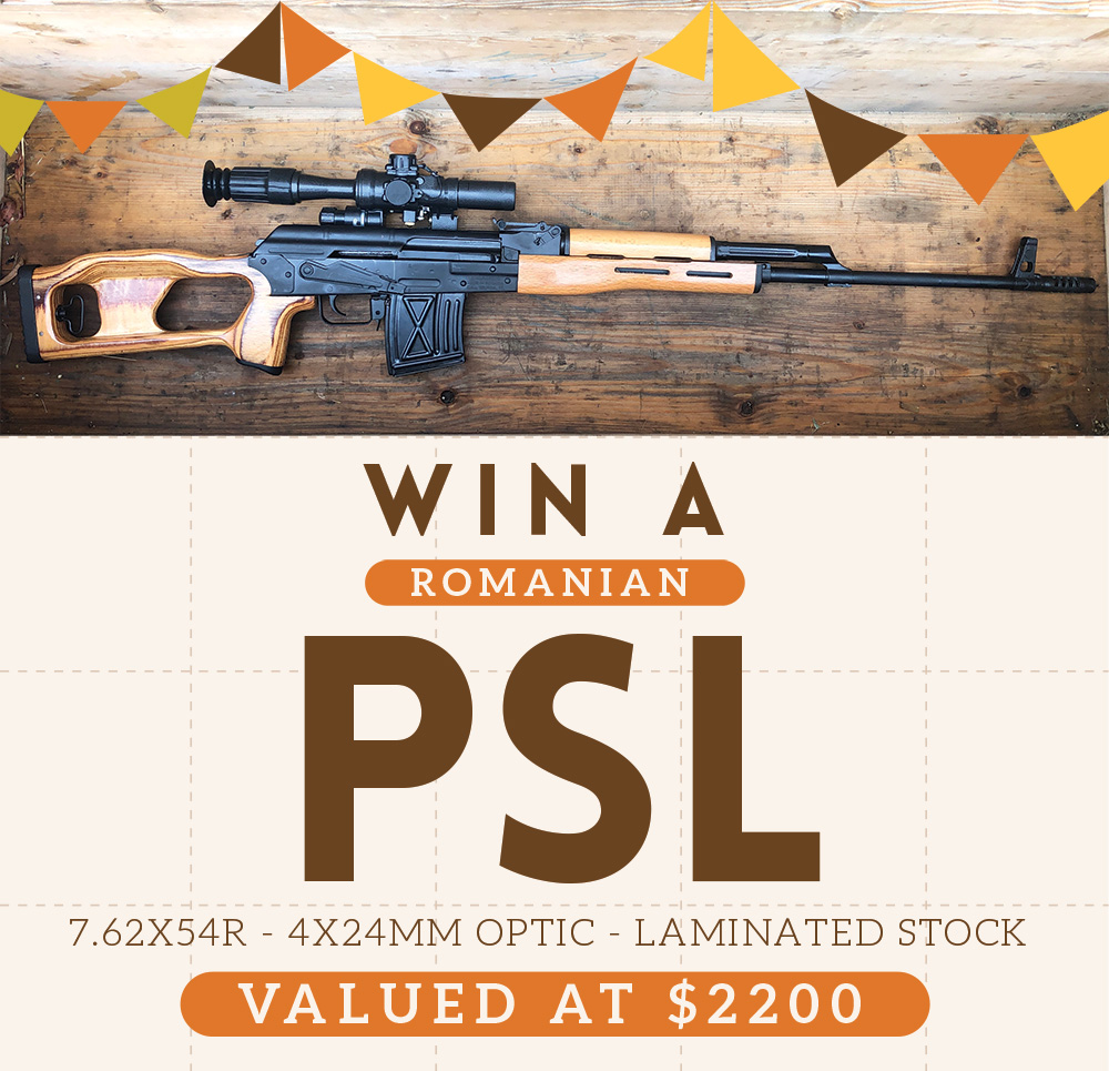 Contest - Win A Romanian PSL-54 Rifle w/ Optic