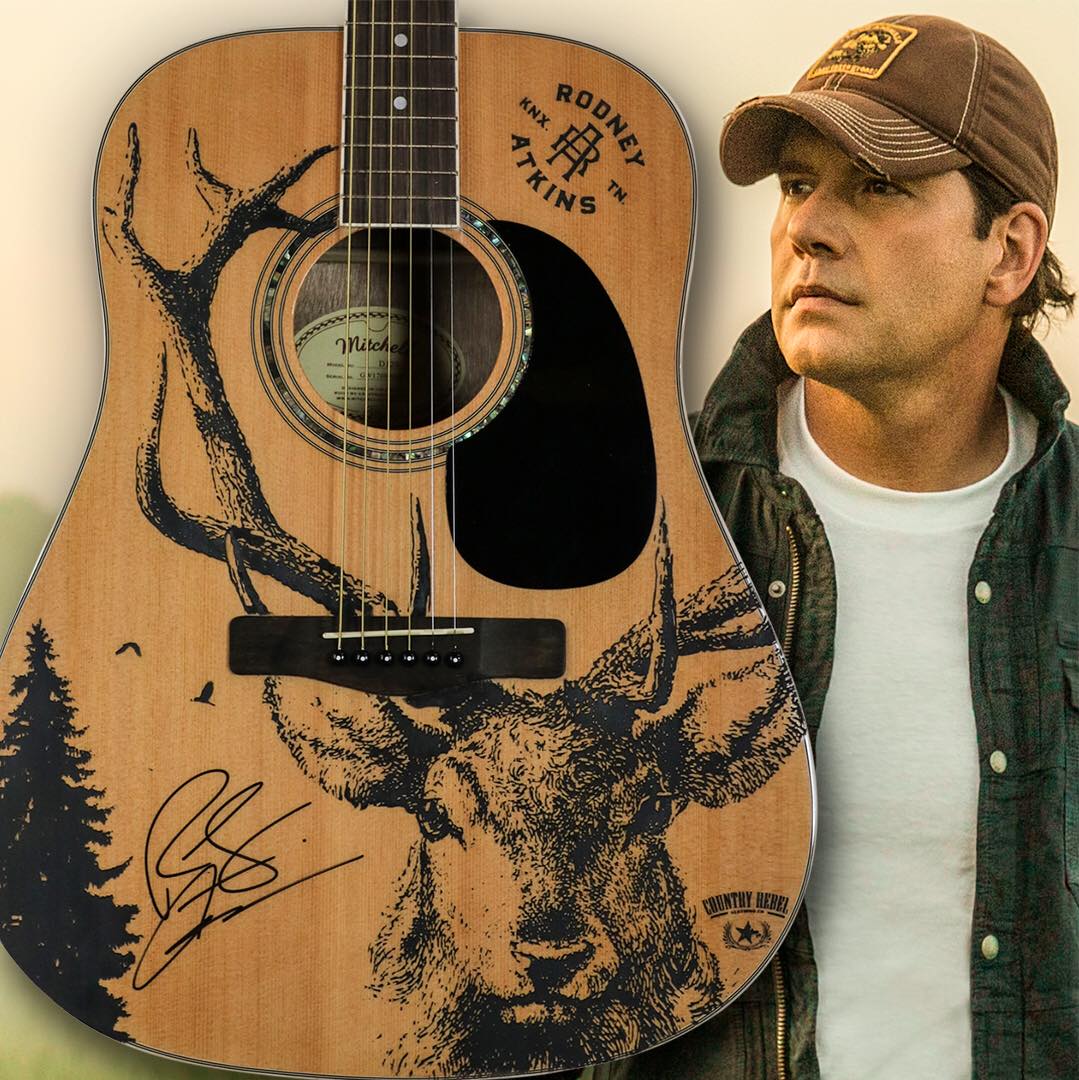 Rodney Atkins // ‘Caught Up in the Country’ Signed Guitar Giveaway ...