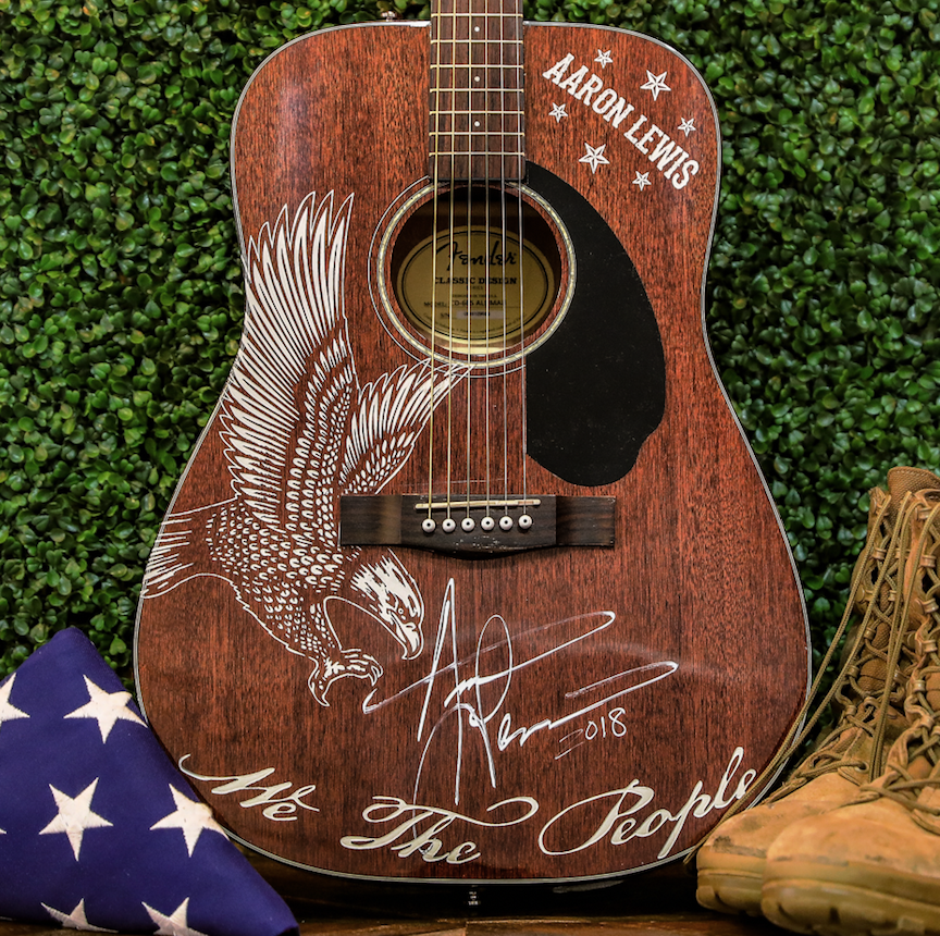 Aaron Lewis // ‘We The People’ Signed Guitar Giveaway | Country Rebel ...