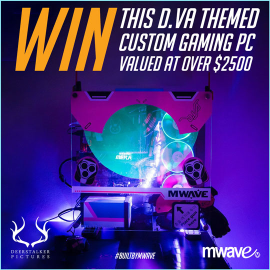 Mwave & Deerstalker - Win the D.Va Themed Custom Gaming PC Valued Over ...