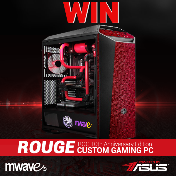 Mwave - Win Mwave Rouge Custom Gaming PC